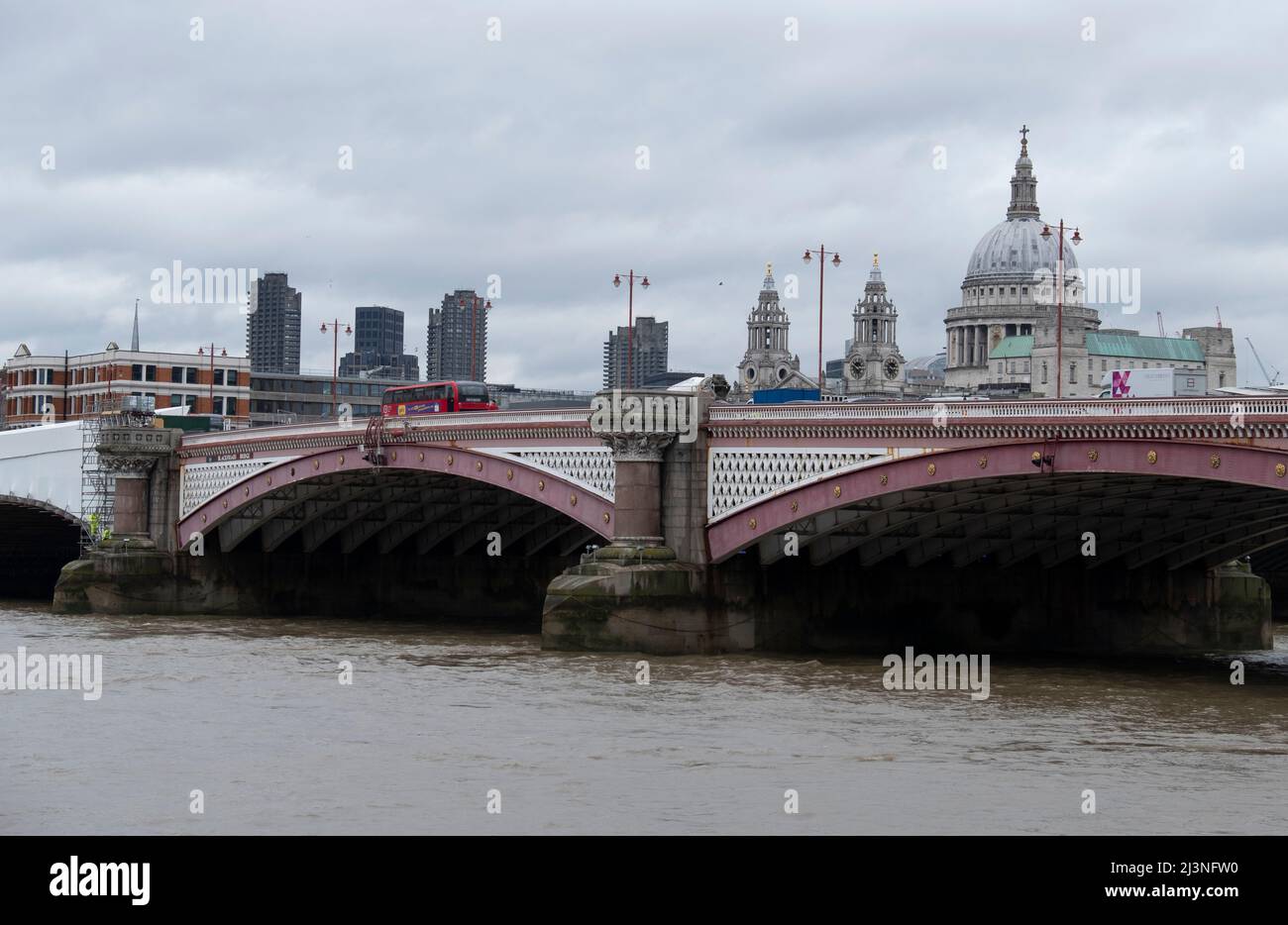 , St Paul's Cathedral is an iconic feature of the London skyline Stock ...