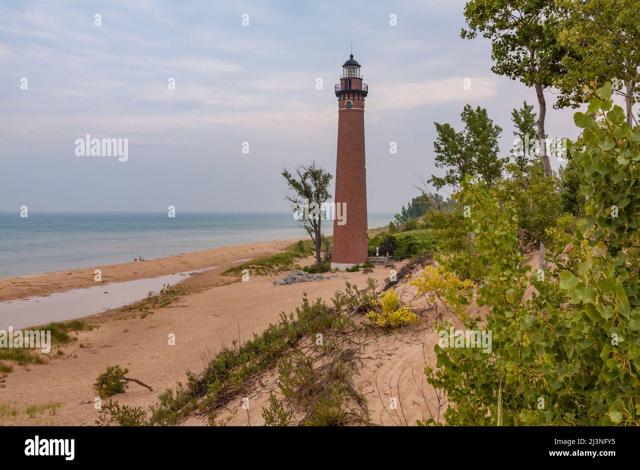 Little Sable Lighthouse Along Lake Michigan Stock Photo - Alamy