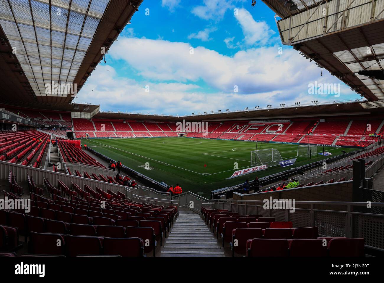 General view inside The Sewell Group Craven Park Stadium ahead of ...