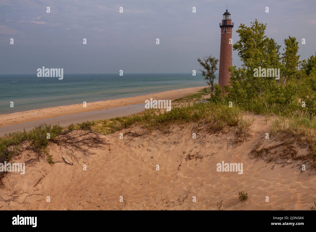 Little Sable Lighthouse Along Lake Michigan Stock Photo - Alamy