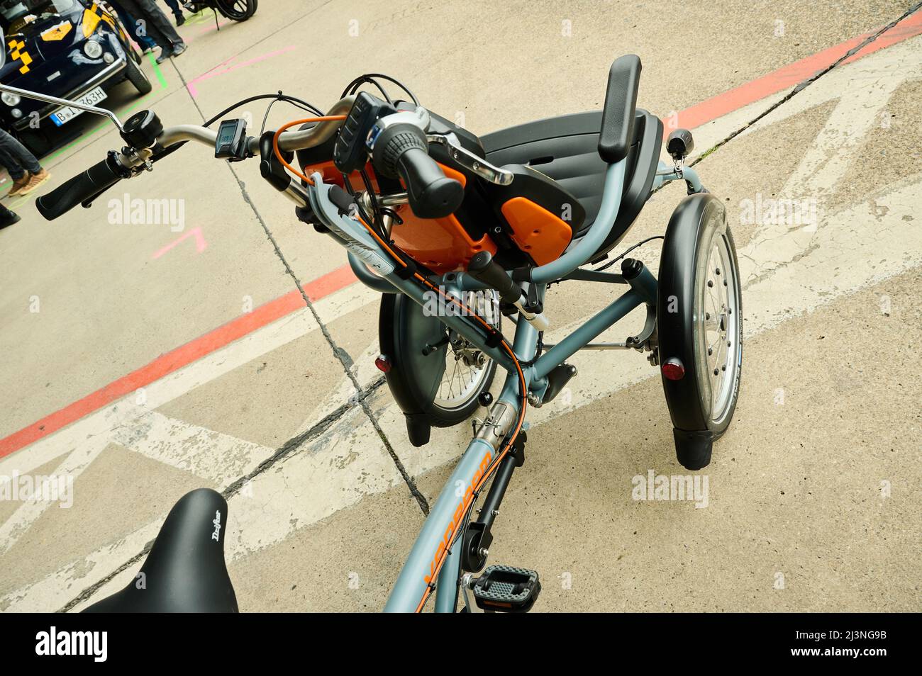 Berlin, Germany. 09th Apr, 2022. The wheelchair wheel of the company ...