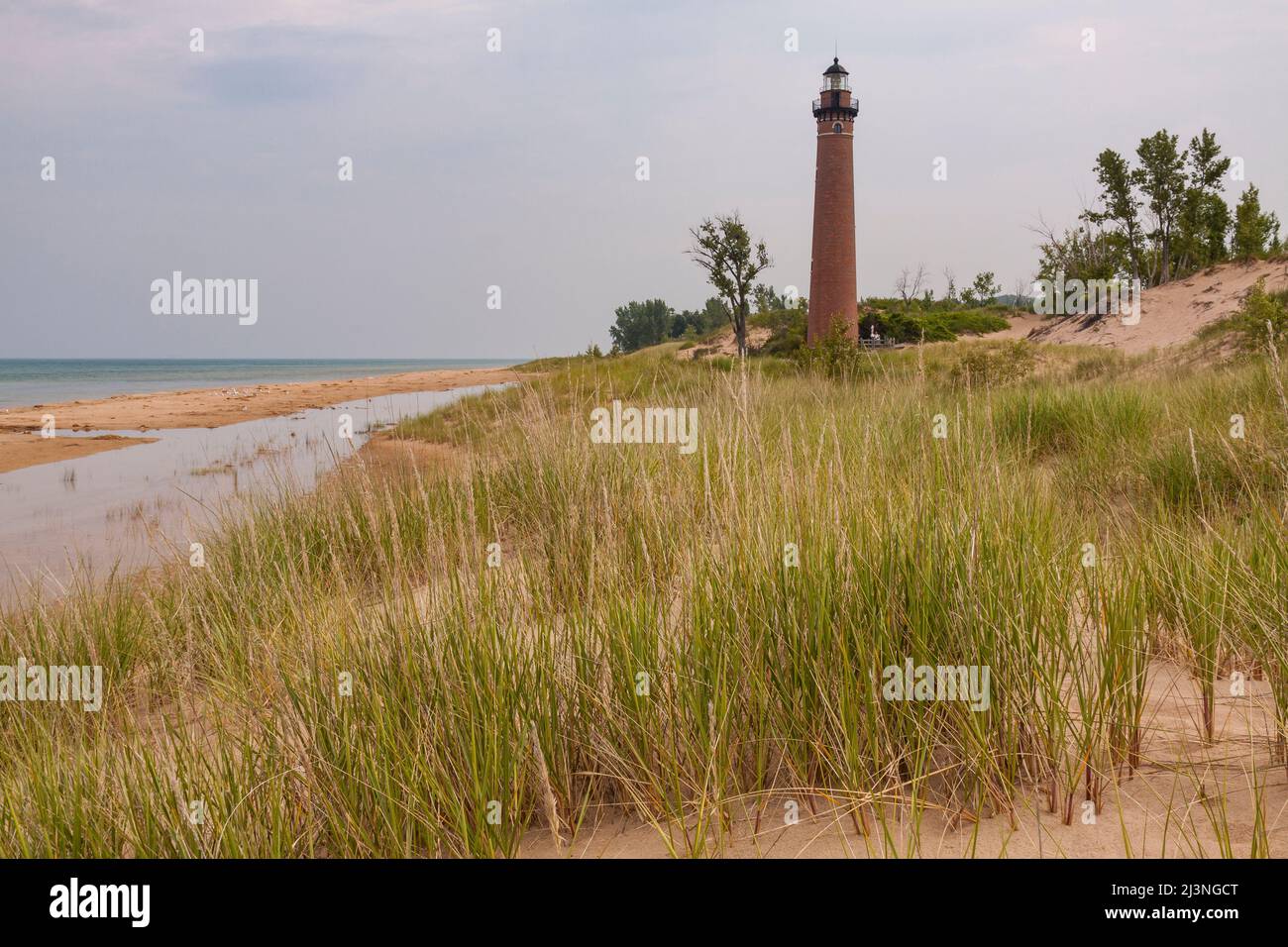 Little Sable Lighthouse Along Lake Michigan Stock Photo - Alamy