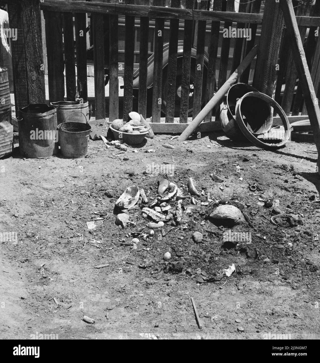 No garbage disposal. Brawley, Imperial Valley, California Stock Photo ...