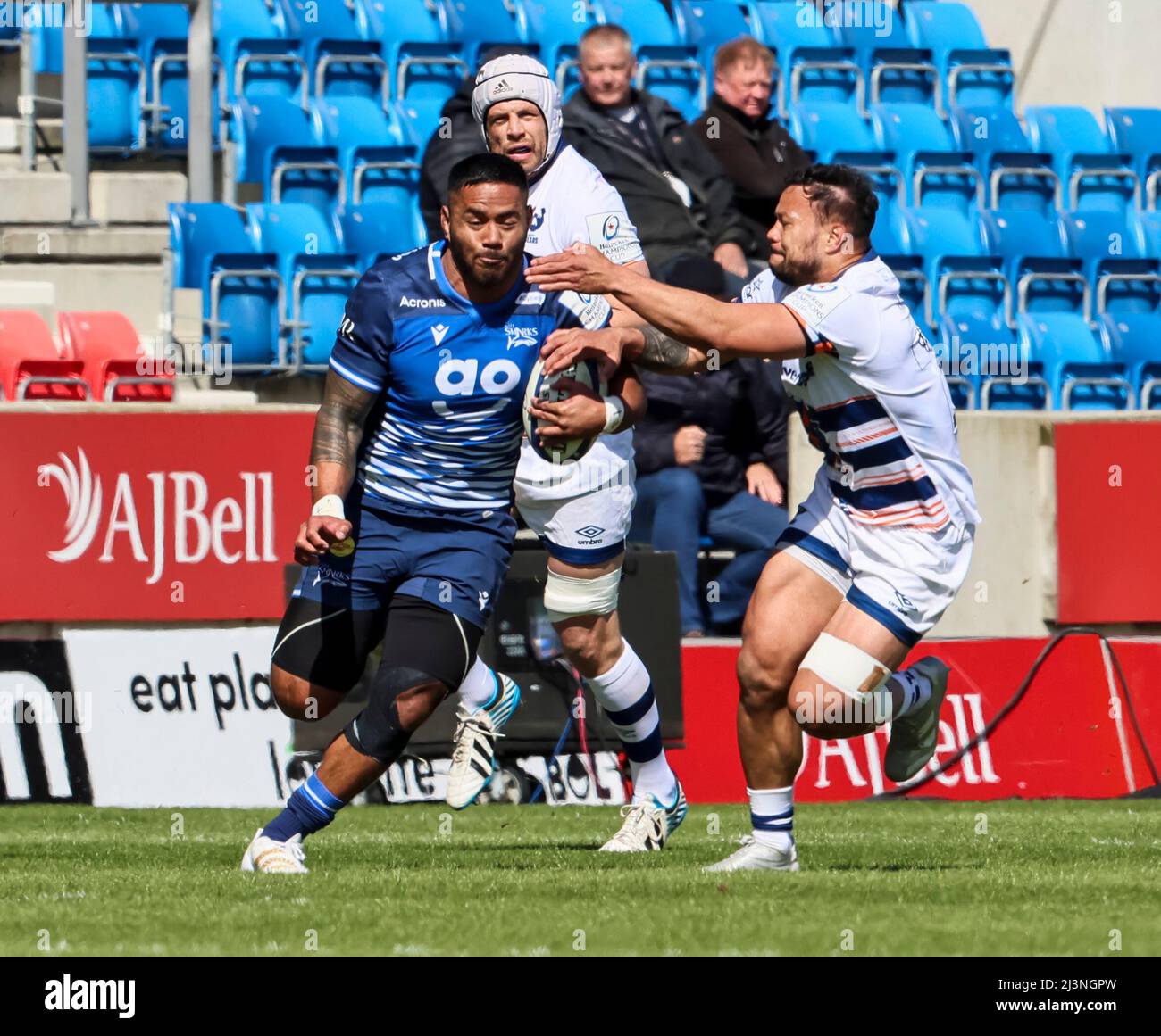 AJ Bell Stadium, Sale, UK. 9th Apr, 2022. European Championship rugby ...