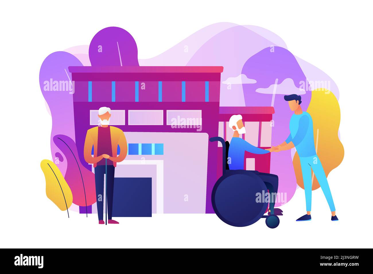 Disabled housing Stock Vector Images - Alamy