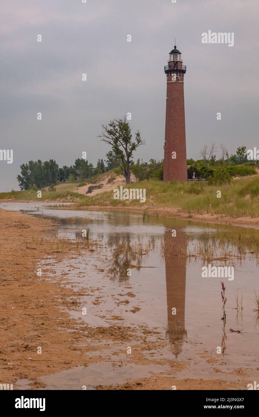 Little Sable Lighthouse Along Lake Michigan Stock Photo - Alamy