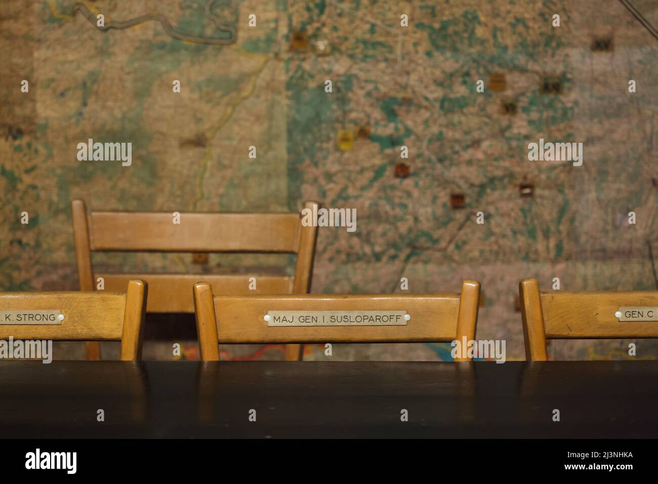 Chair of Soviet general Ivan Susloparov (also spelled as Ivan ...