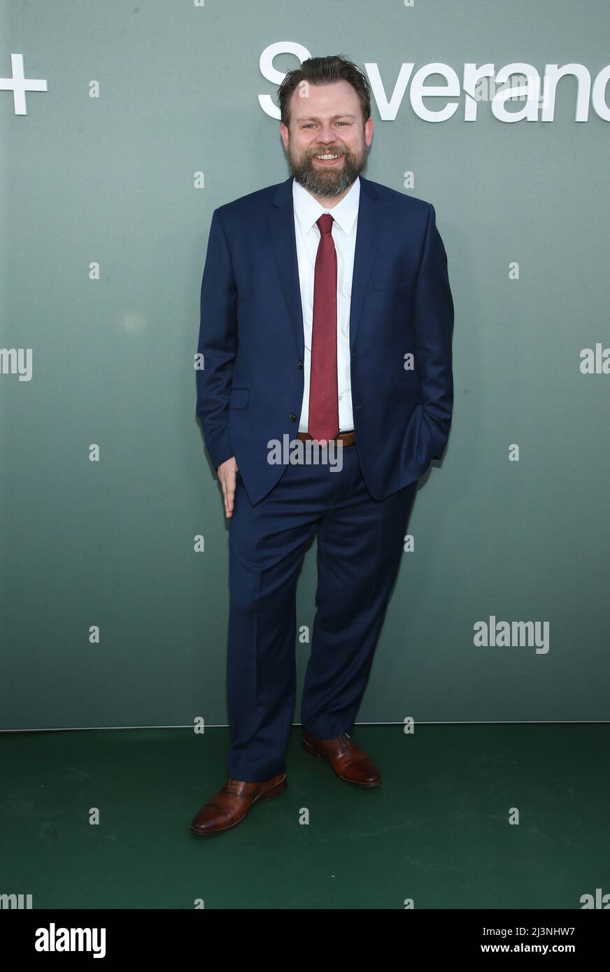 Lod Angeles, USA. 8th Apr, 2022. Dan Erickson at the Apple TV Severance ...