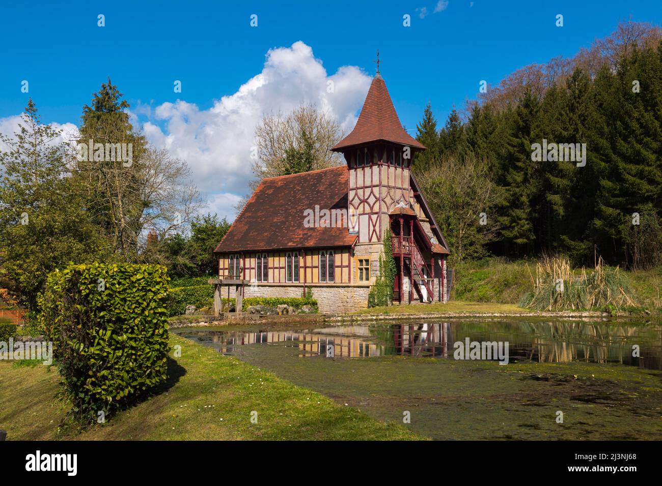 Rickford, Somerset, UK. 9th April 2022. UK Weather. The picturesque ...