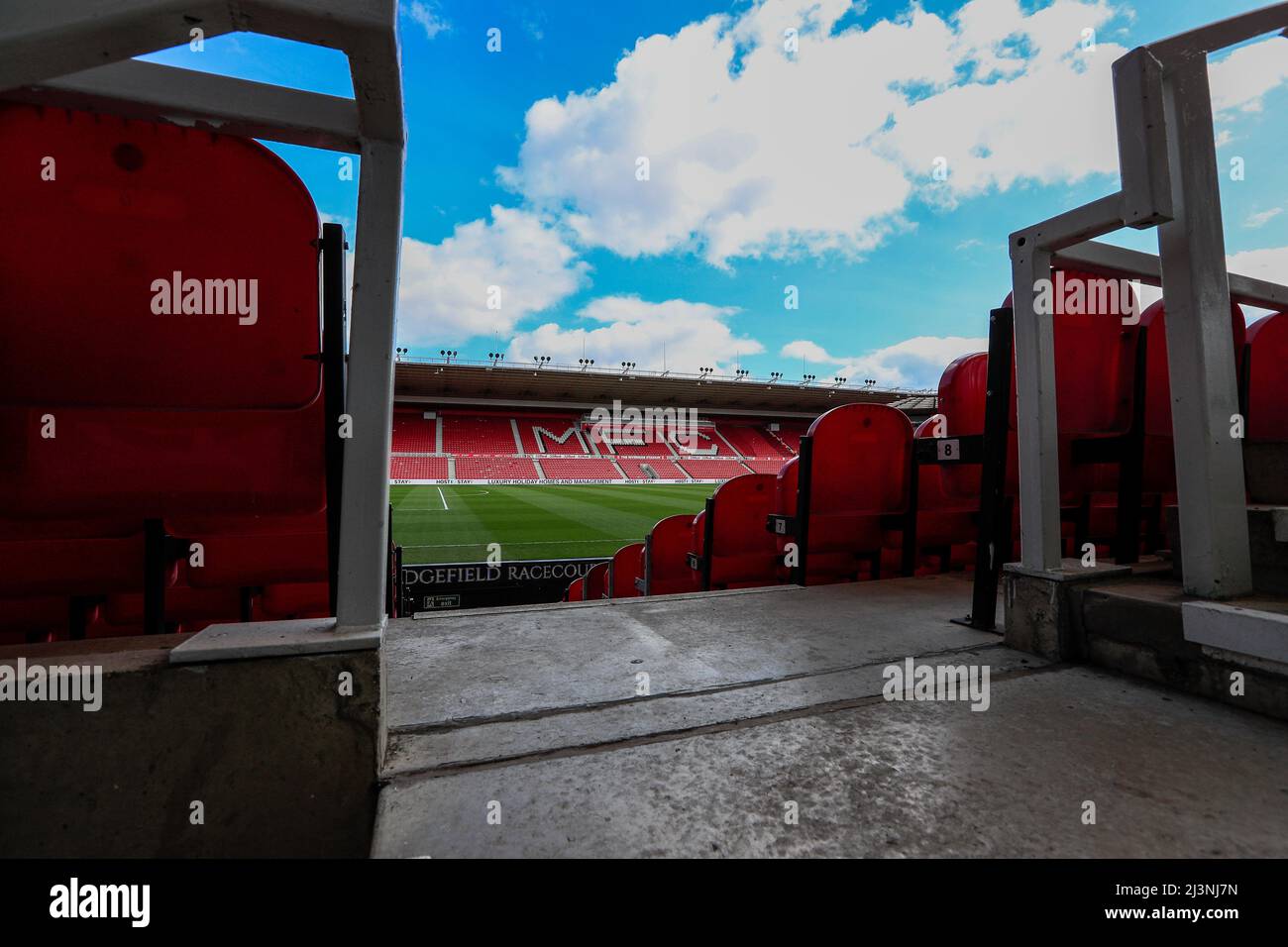 General view inside The Sewell Group Craven Park Stadium ahead of ...