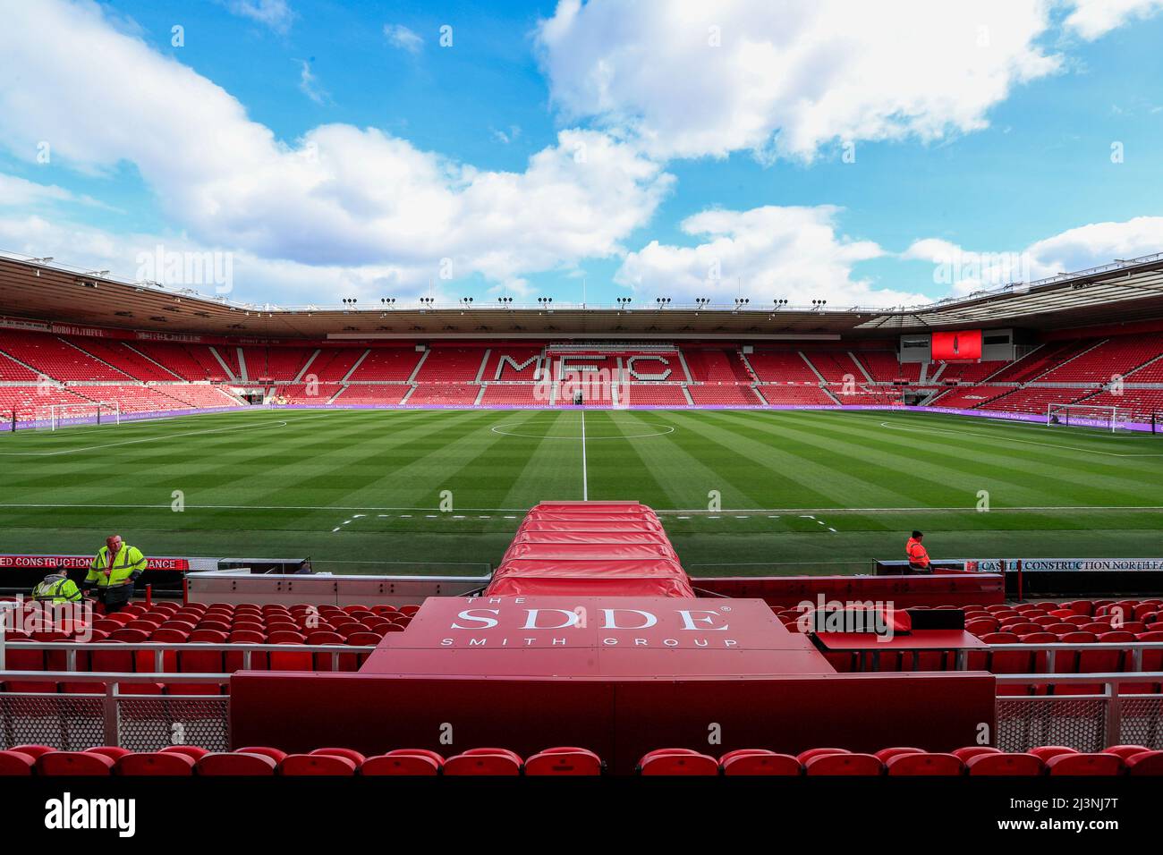 General view inside The Sewell Group Craven Park Stadium ahead of ...