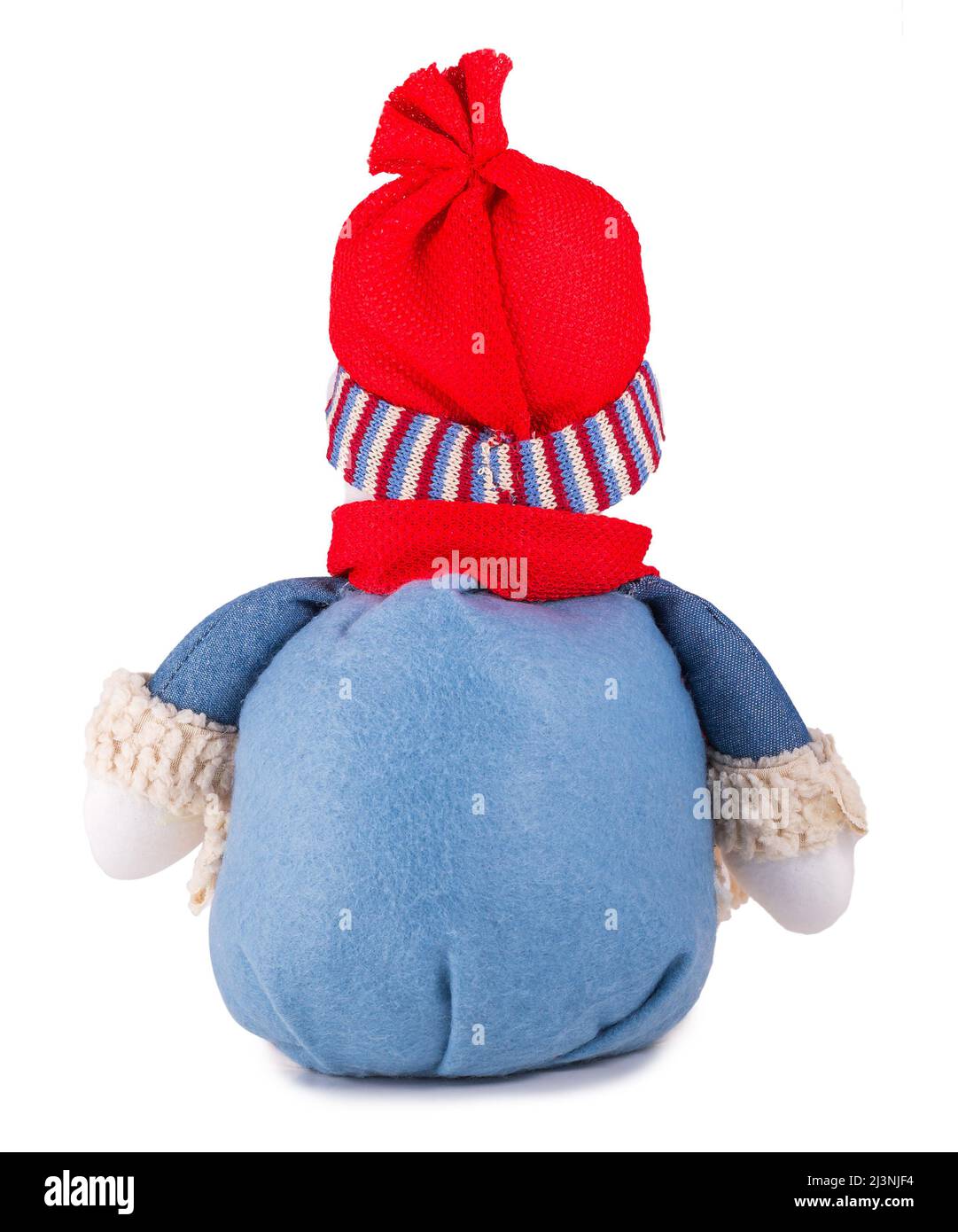 Snowman isolated on white background Stock Photo - Alamy