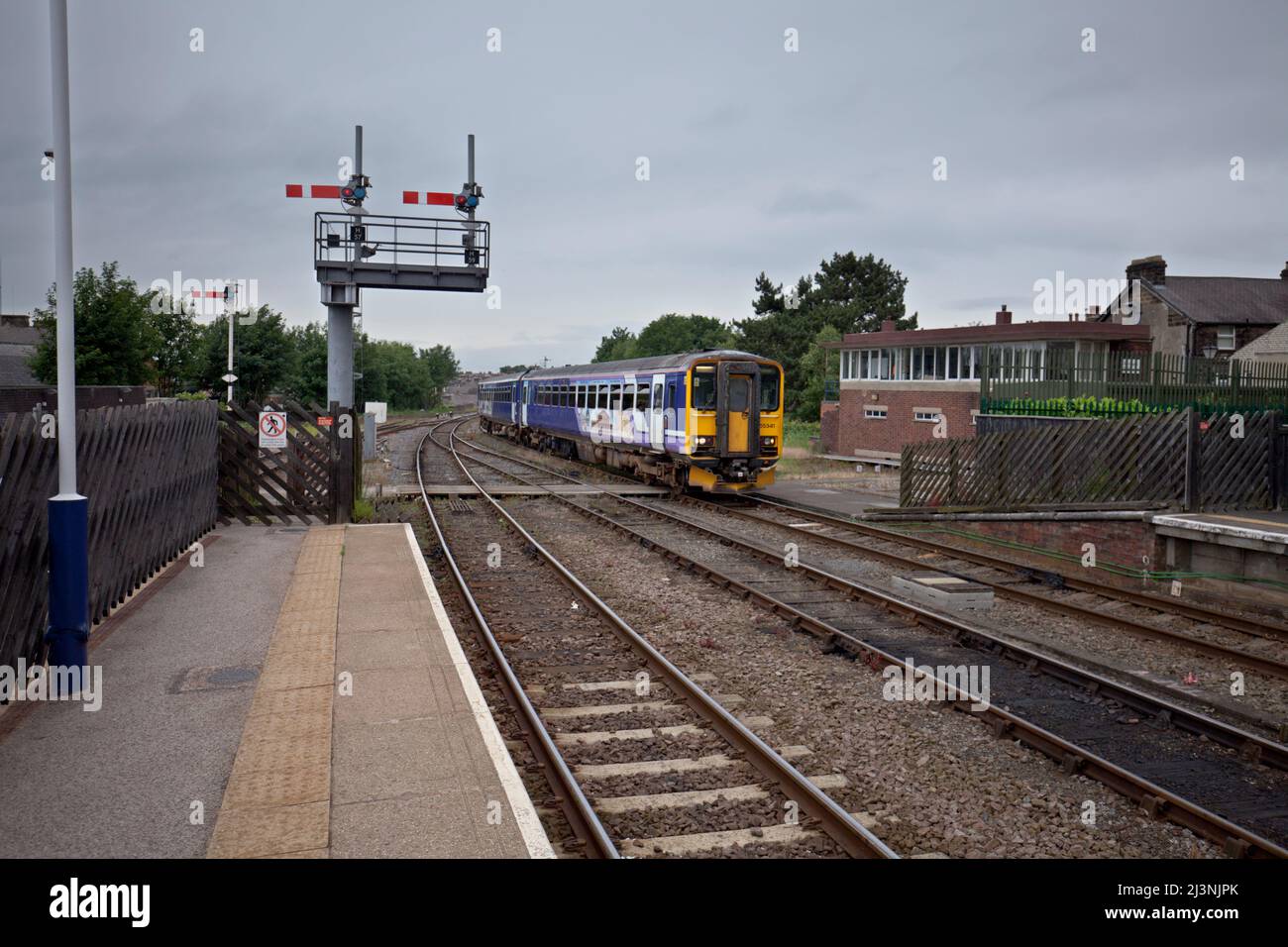 Northern Rail class 155 diesel multiple unit train 155341 passing a ...