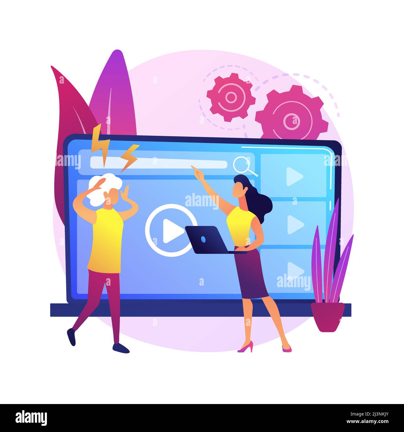 Understanding time Stock Vector Images - Alamy