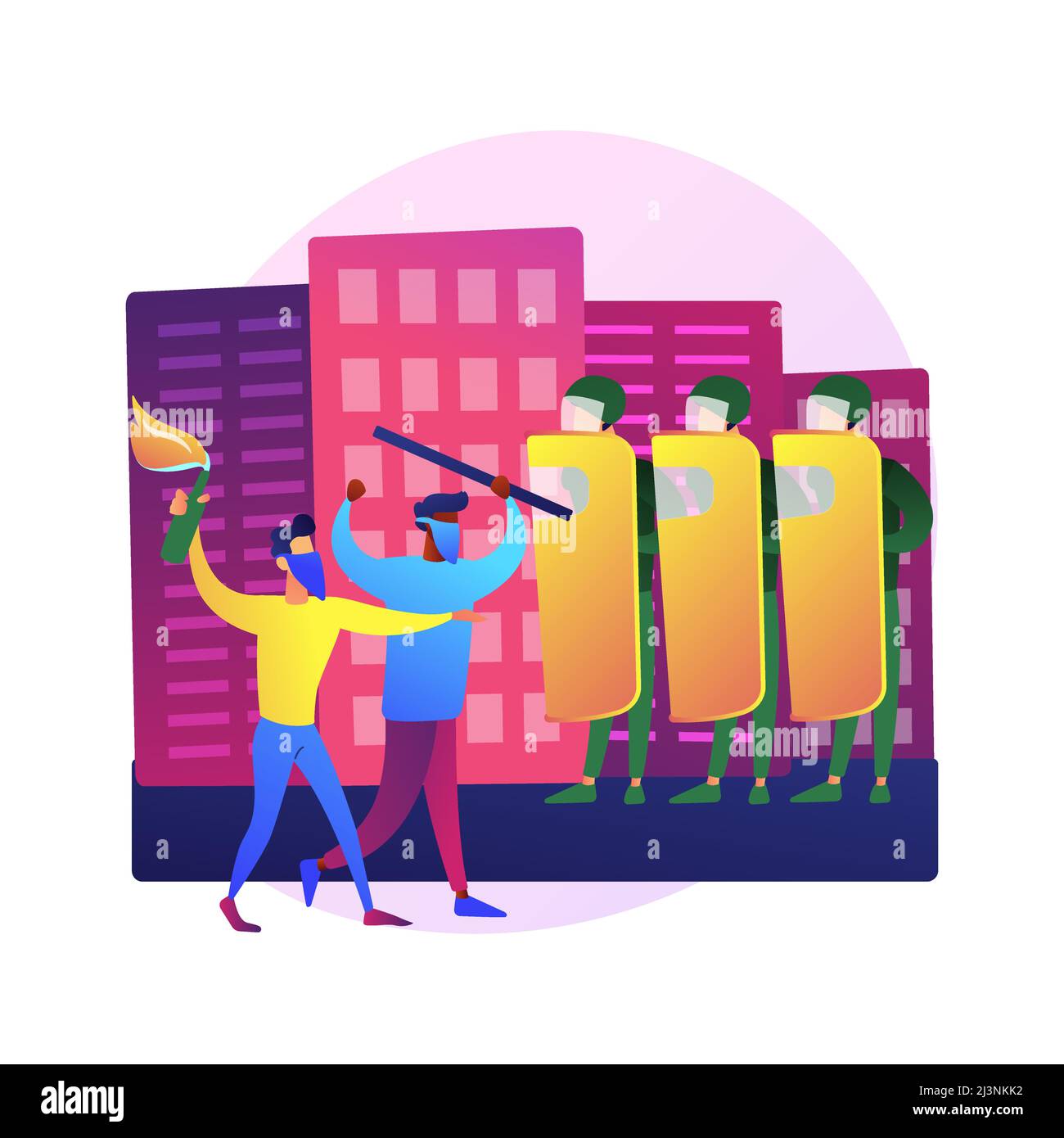 Protest riots Stock Vector Images - Alamy