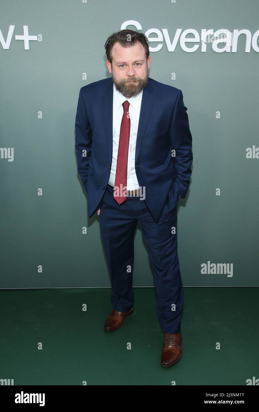 Lod Angeles, USA. 8th Apr, 2022. Dan Erickson at the Apple TV Severance ...
