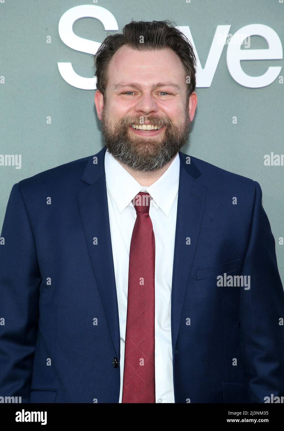 Lod Angeles, USA. 8th Apr, 2022. Dan Erickson at the Apple TV Severance ...