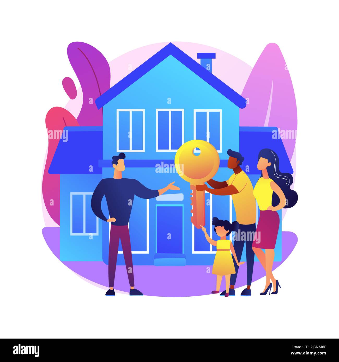Real estate abstract concept vector illustration. Real estate agency ...