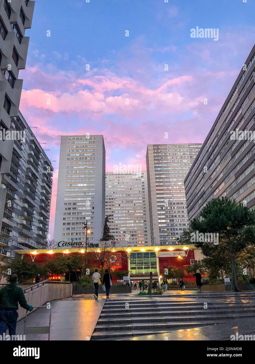 Paris, France, Street Scene, Modern Architecture, 13th District ...