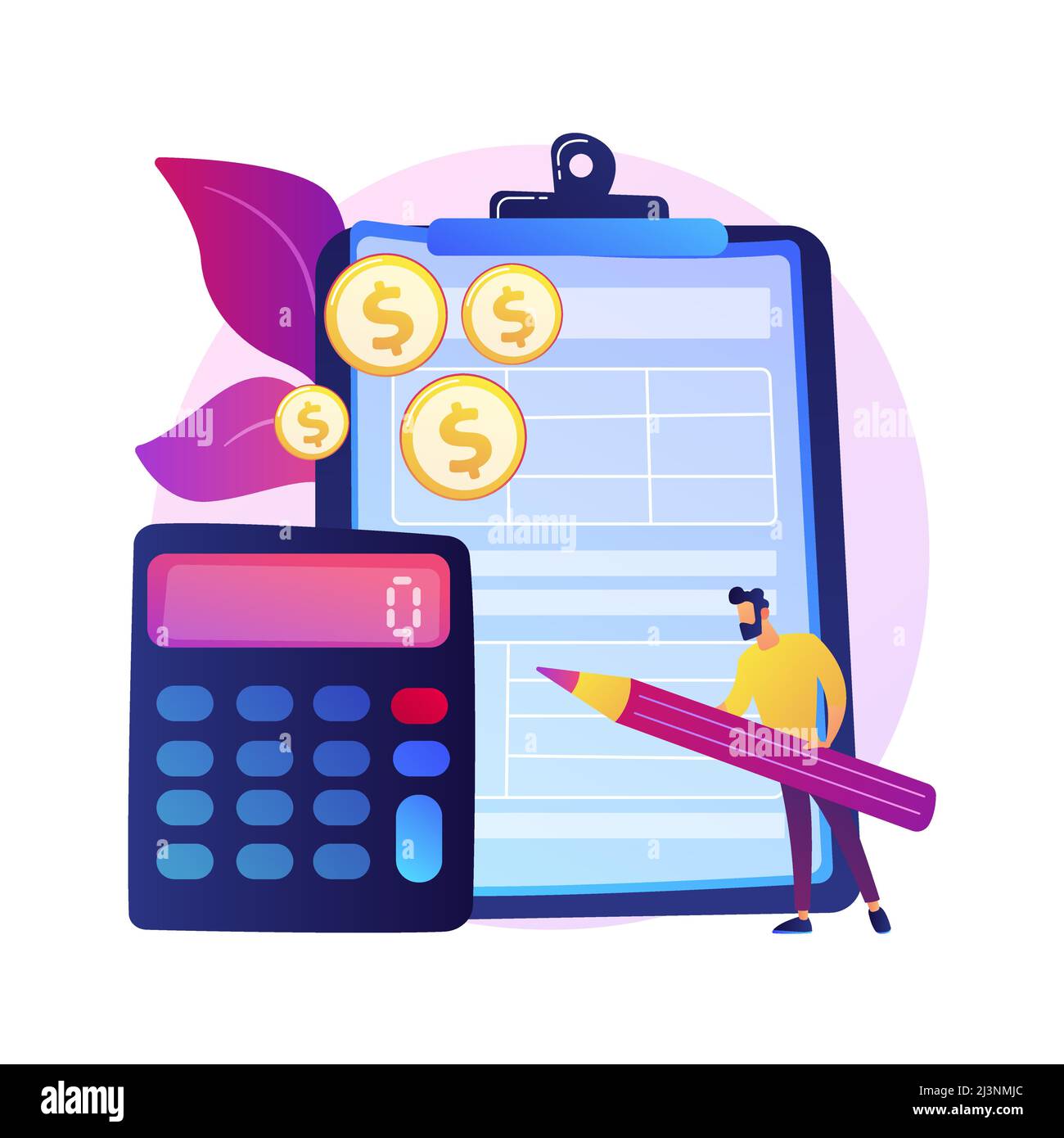 Clipboard with official doc. Managing extra money. Board with paper ...