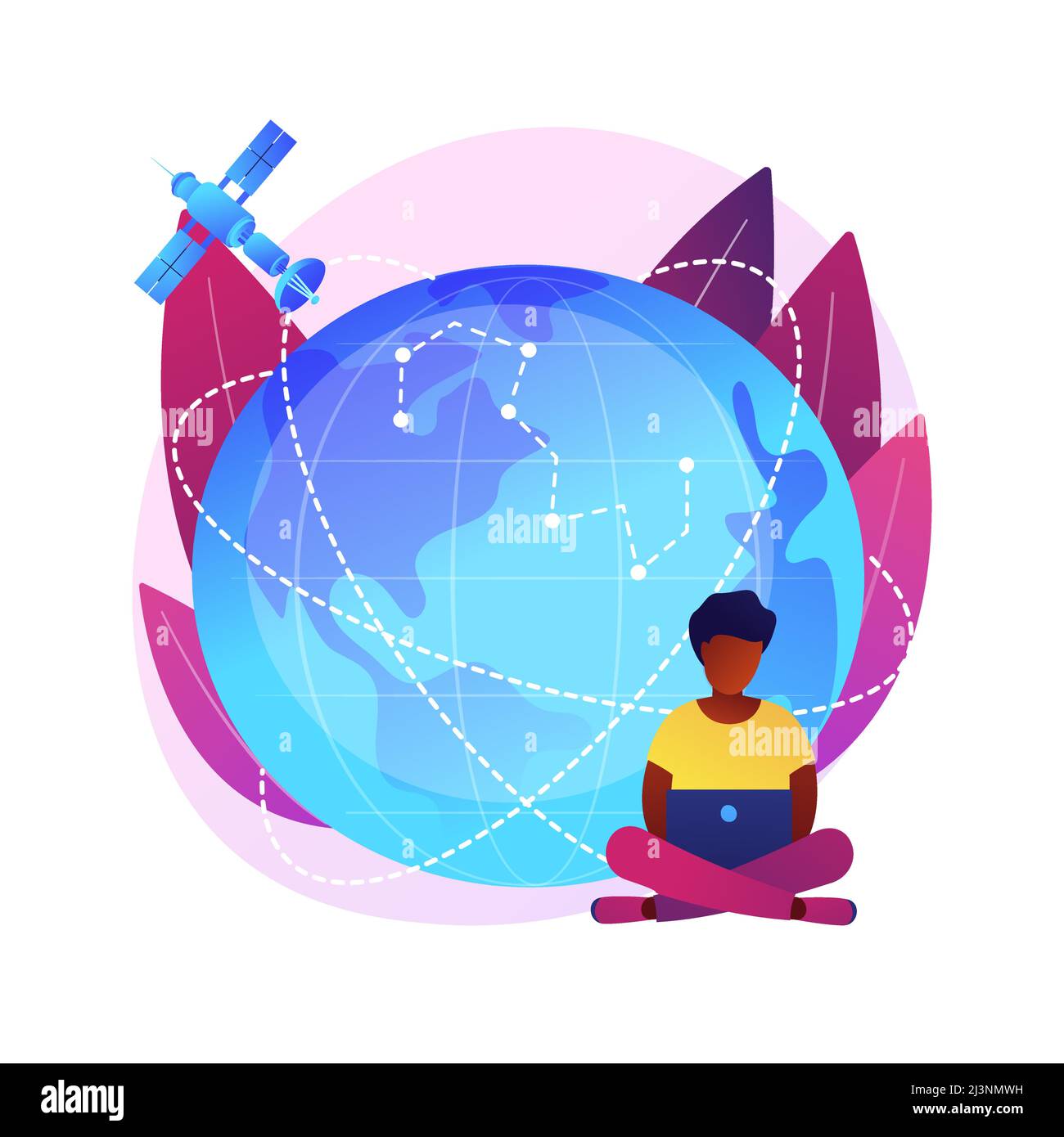 Cosmos network Cut Out Stock Images & Pictures - Alamy