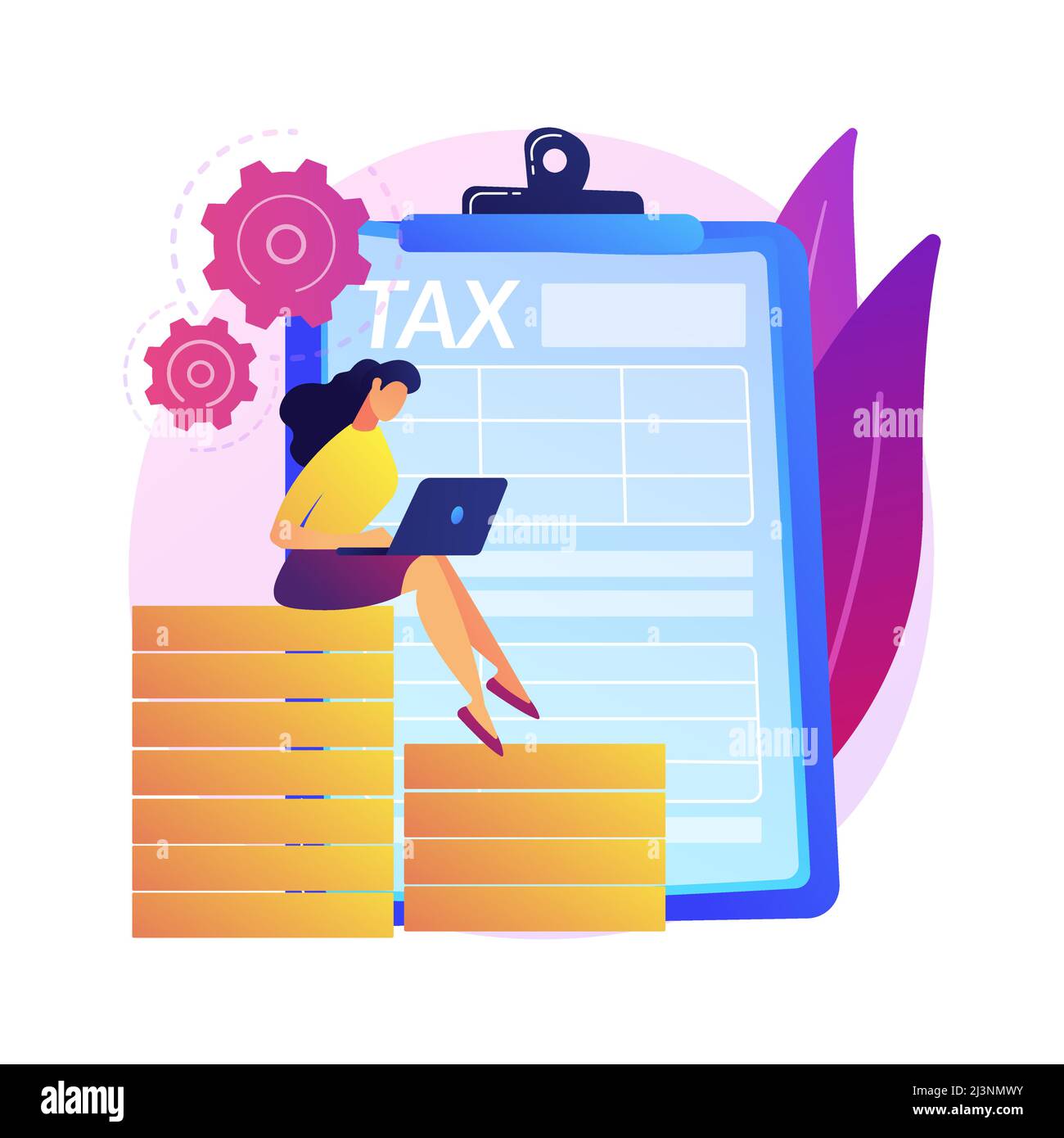Bookkeeper vector vectors hi-res stock photography and images - Alamy