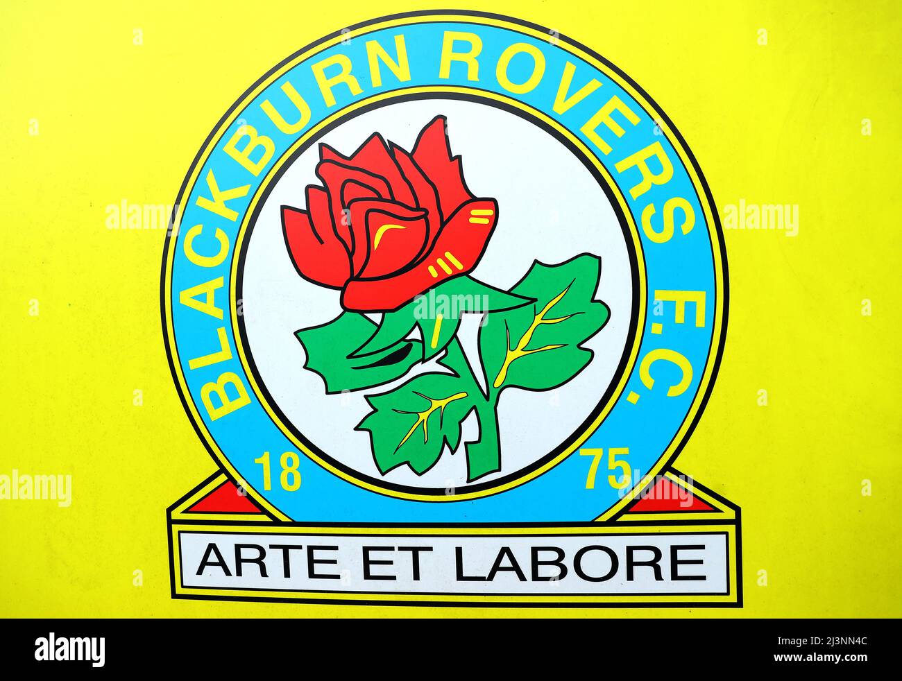 Blackburn rovers badge hi-res stock photography and images - Alamy