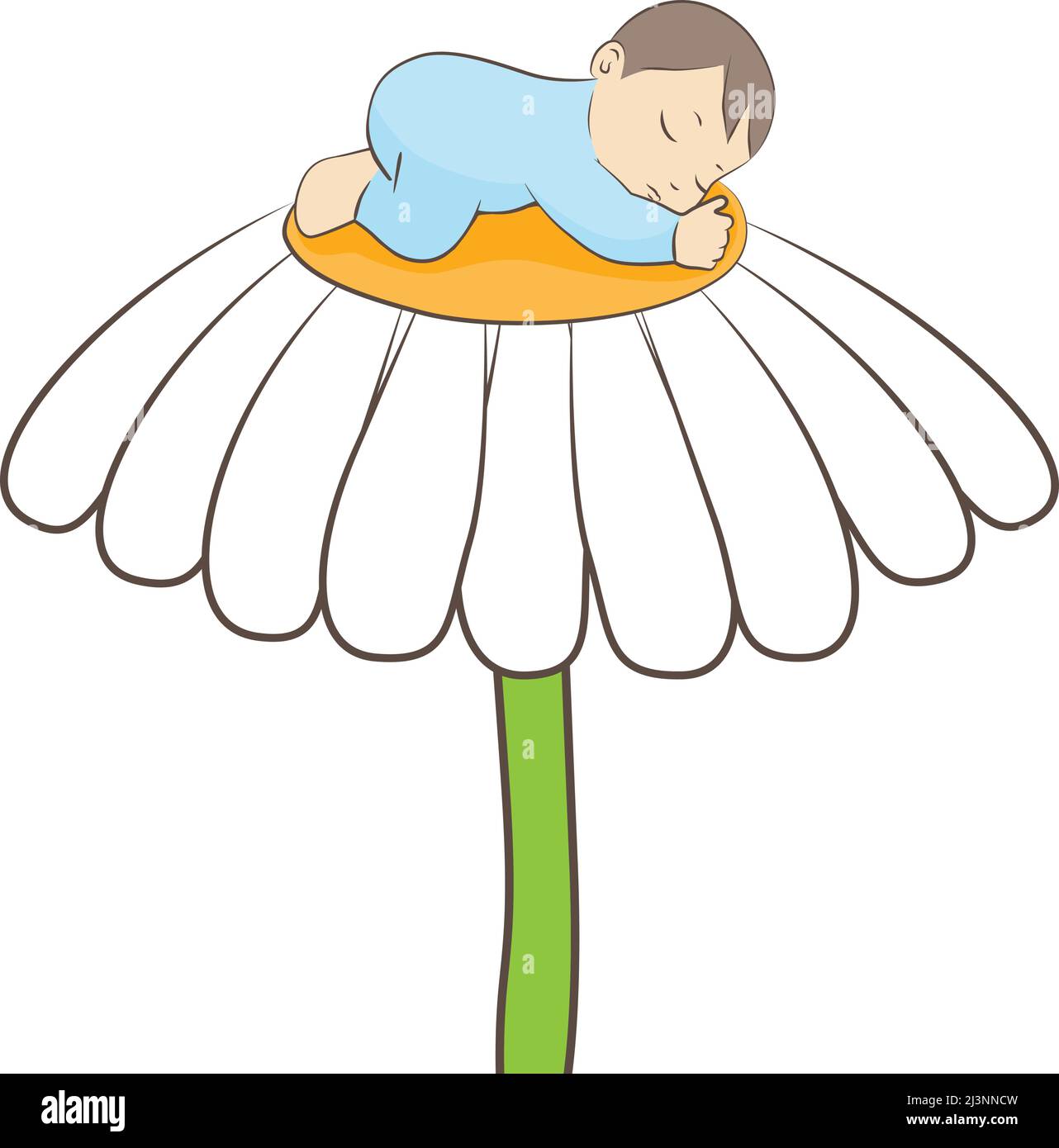 sleeping baby, vector Stock Vector Image & Art - Alamy