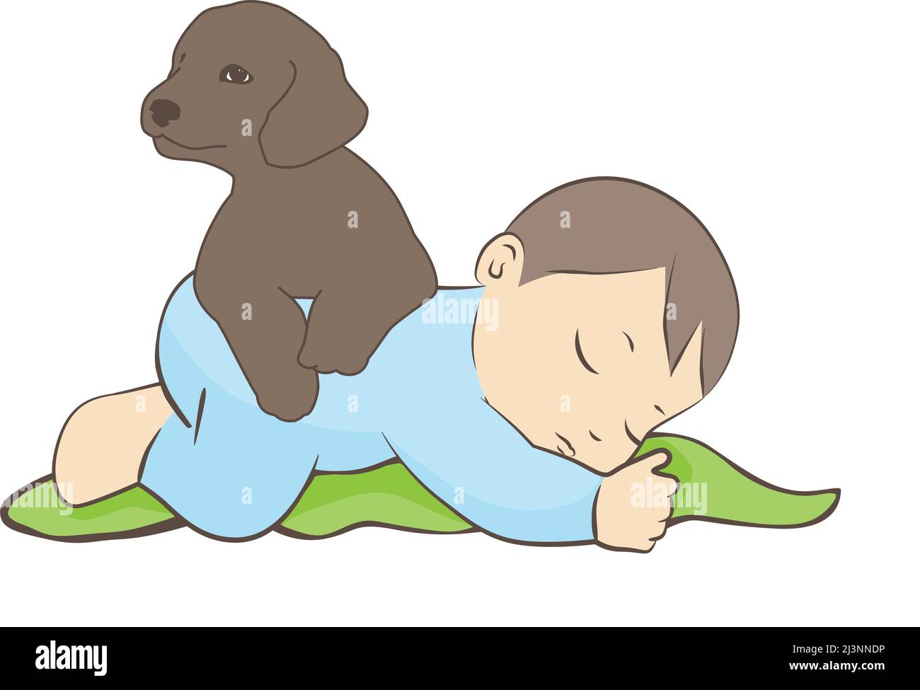 sleeping baby, vector Stock Vector Image & Art - Alamy