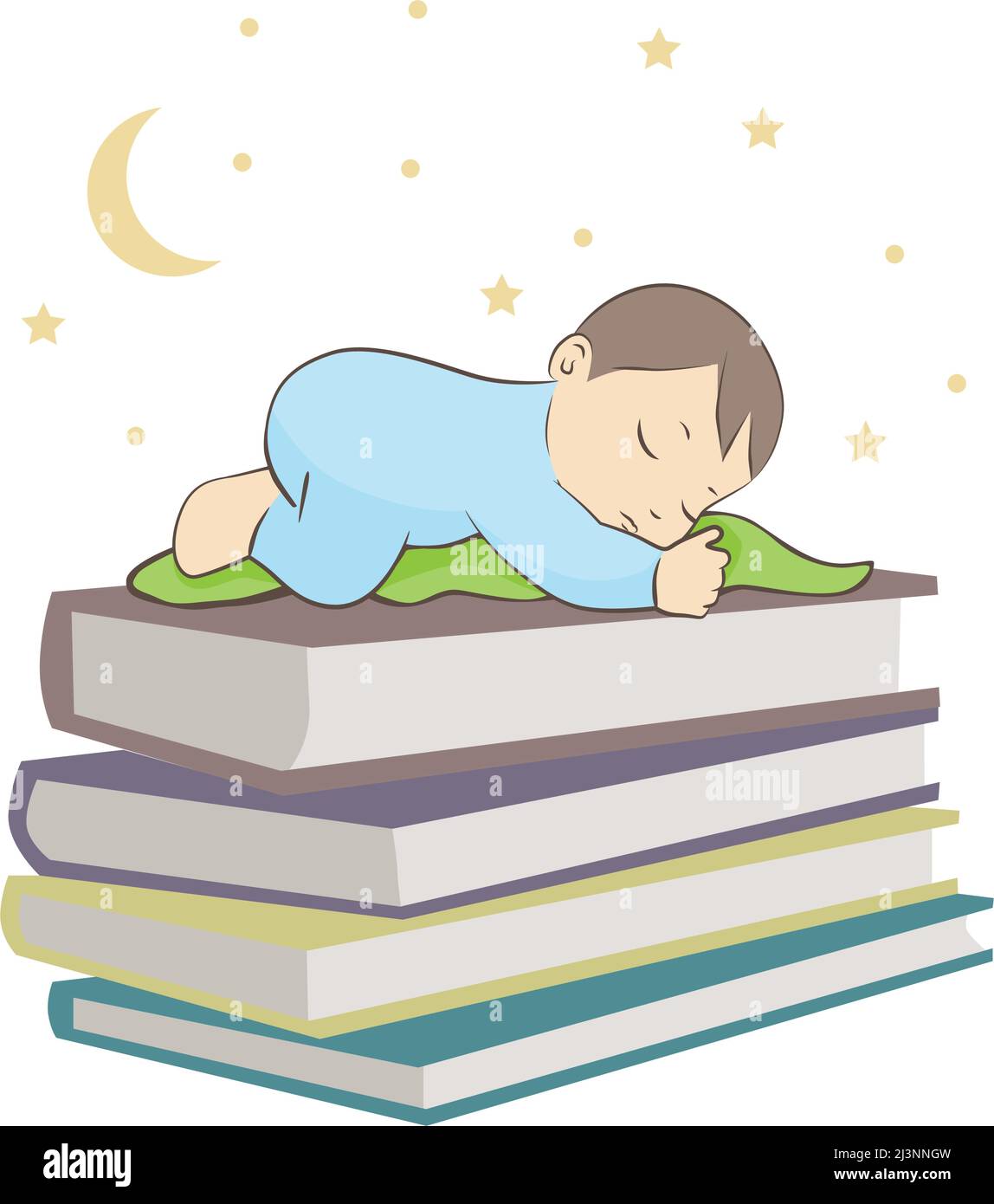 sleeping baby, vector Stock Vector Image & Art - Alamy