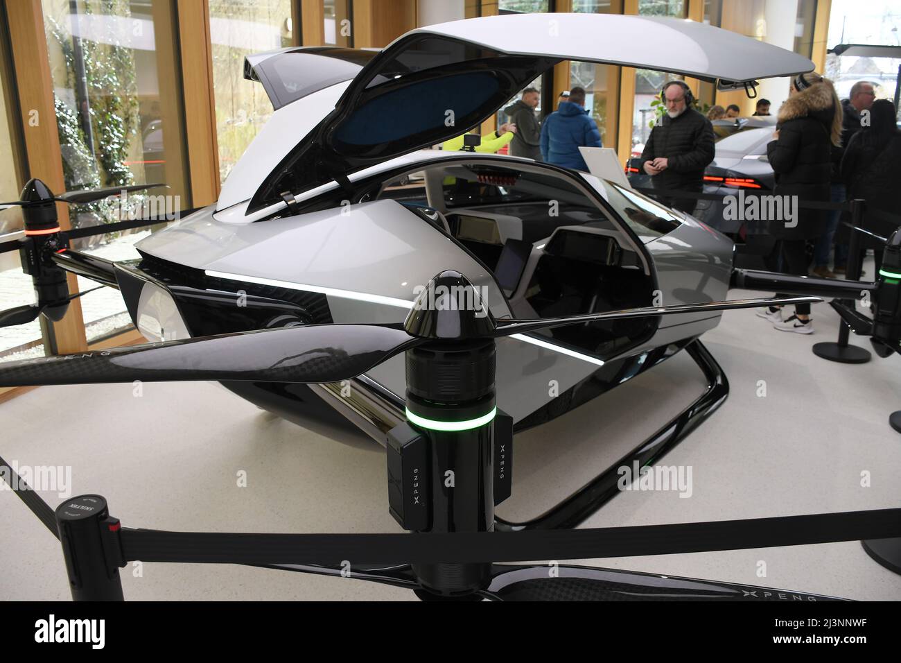 Copenhagen/Denmark/.09 April 2022/.Official lancering XPENG electrick ...