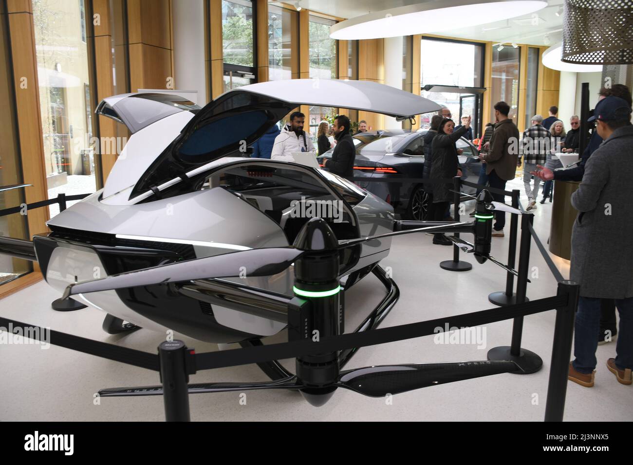 Copenhagen/Denmark/.09 April 2022/.Official lancering XPENG electrick ...