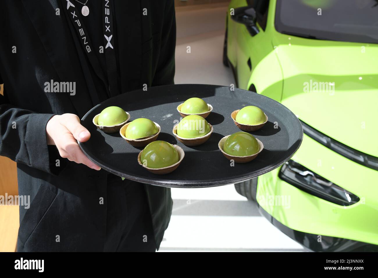 Copenhagen/Denmark/.09 April 2022/.Official lancering XPENG electrick ...