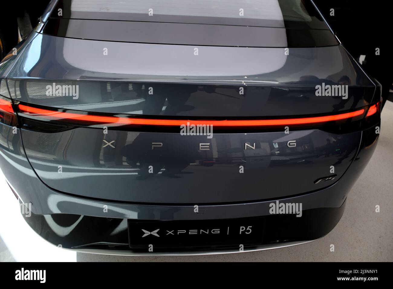 Copenhagen/Denmark/.09 April 2022/.Official lancering XPENG electrick ...