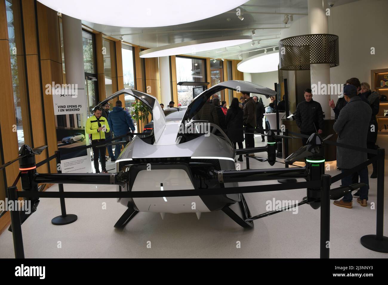 Copenhagen/Denmark/.09 April 2022/.Official lancering XPENG electrick ...