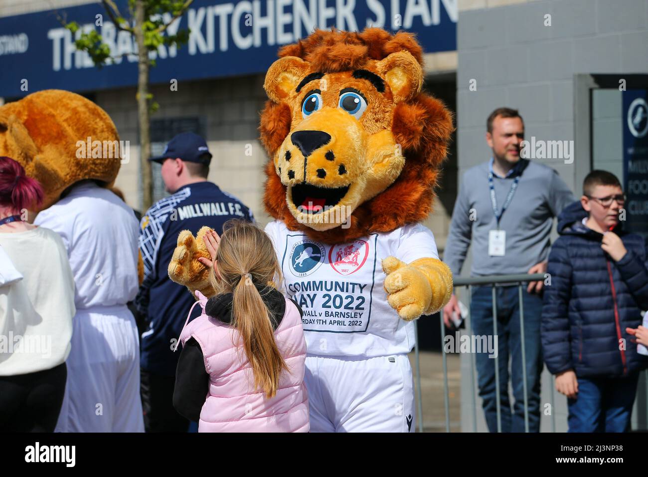 Football mascot young fan hi-res stock photography and images - Alamy
