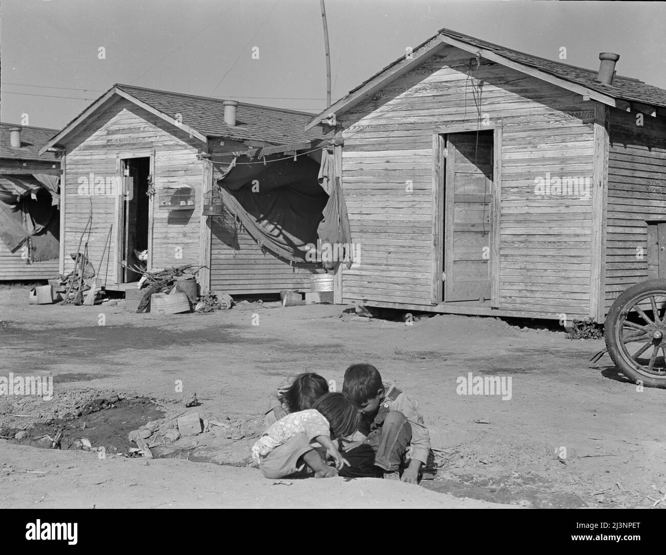Poor housing conditions Black and White Stock Photos & Images - Alamy