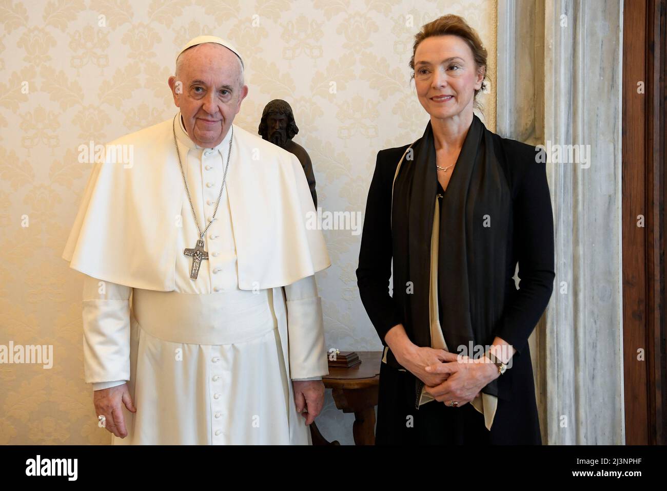 Vatican. 09th Apr, 2022. Italy, Rome, Vatican, 2022/04/09.Pope Francis ...
