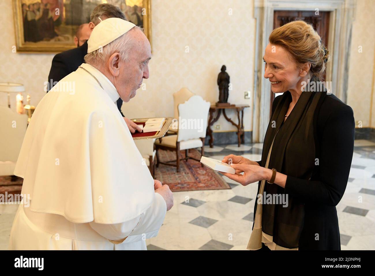 Vatican. 09th Apr, 2022. Italy, Rome, Vatican, 2022/04/09.Pope Francis ...