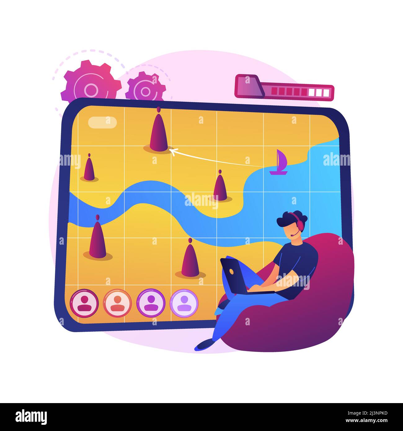 Time of conquest Stock Vector Images - Alamy