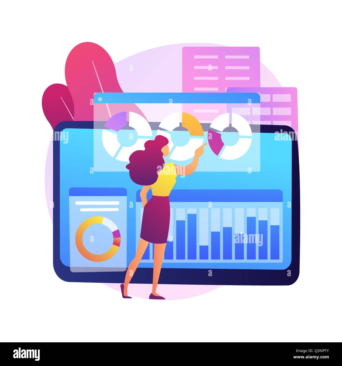 Innovation management software abstract concept vector illustration ...