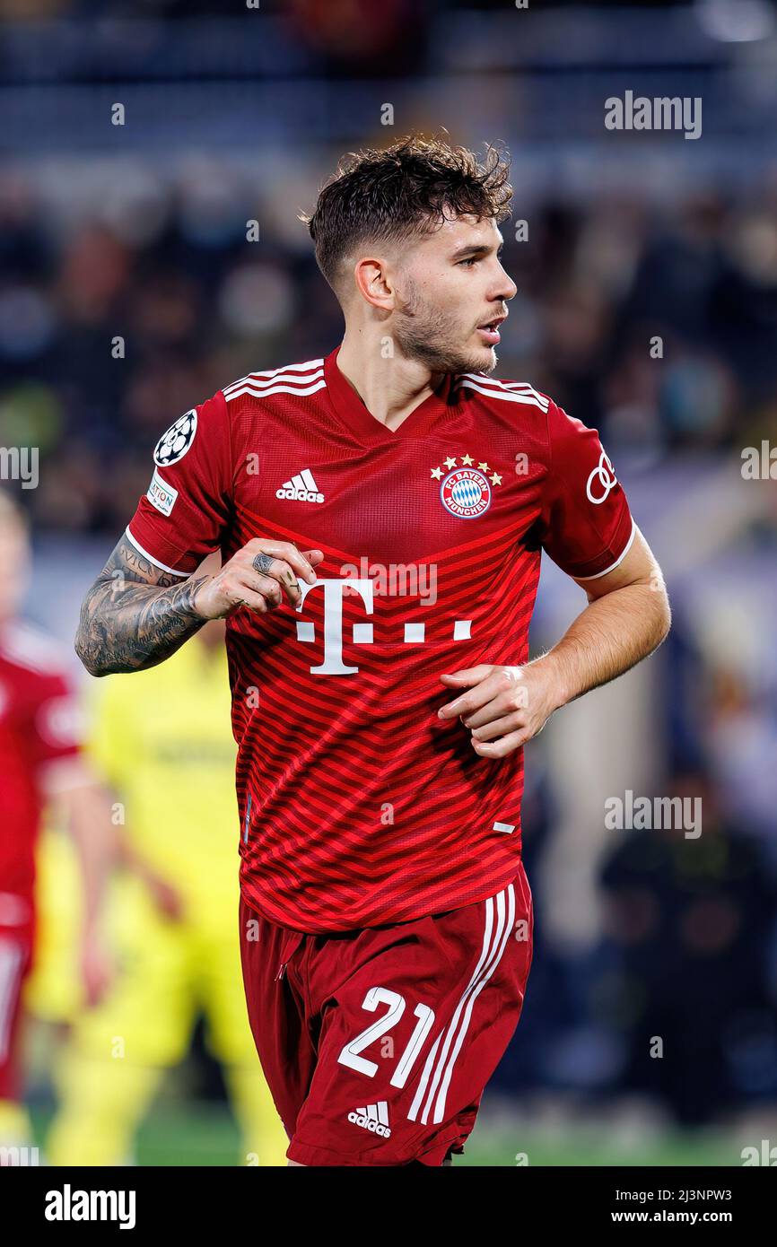 VILLARREAL, SPAIN - APR 6: Lucas Hernandez in action during the UEFA ...