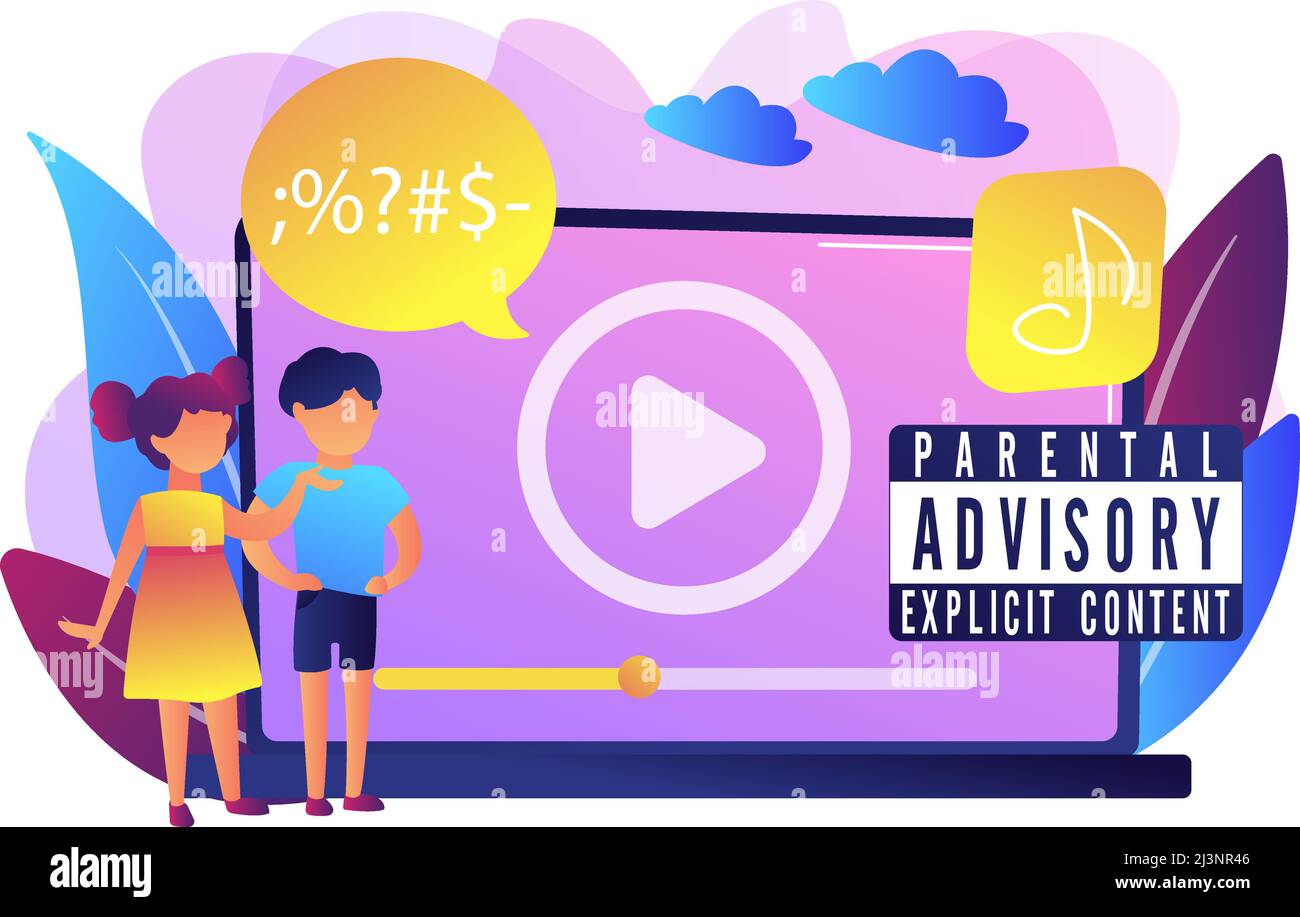 Parental advisory explicit lyrics Cut Out Stock Images & Pictures - Alamy