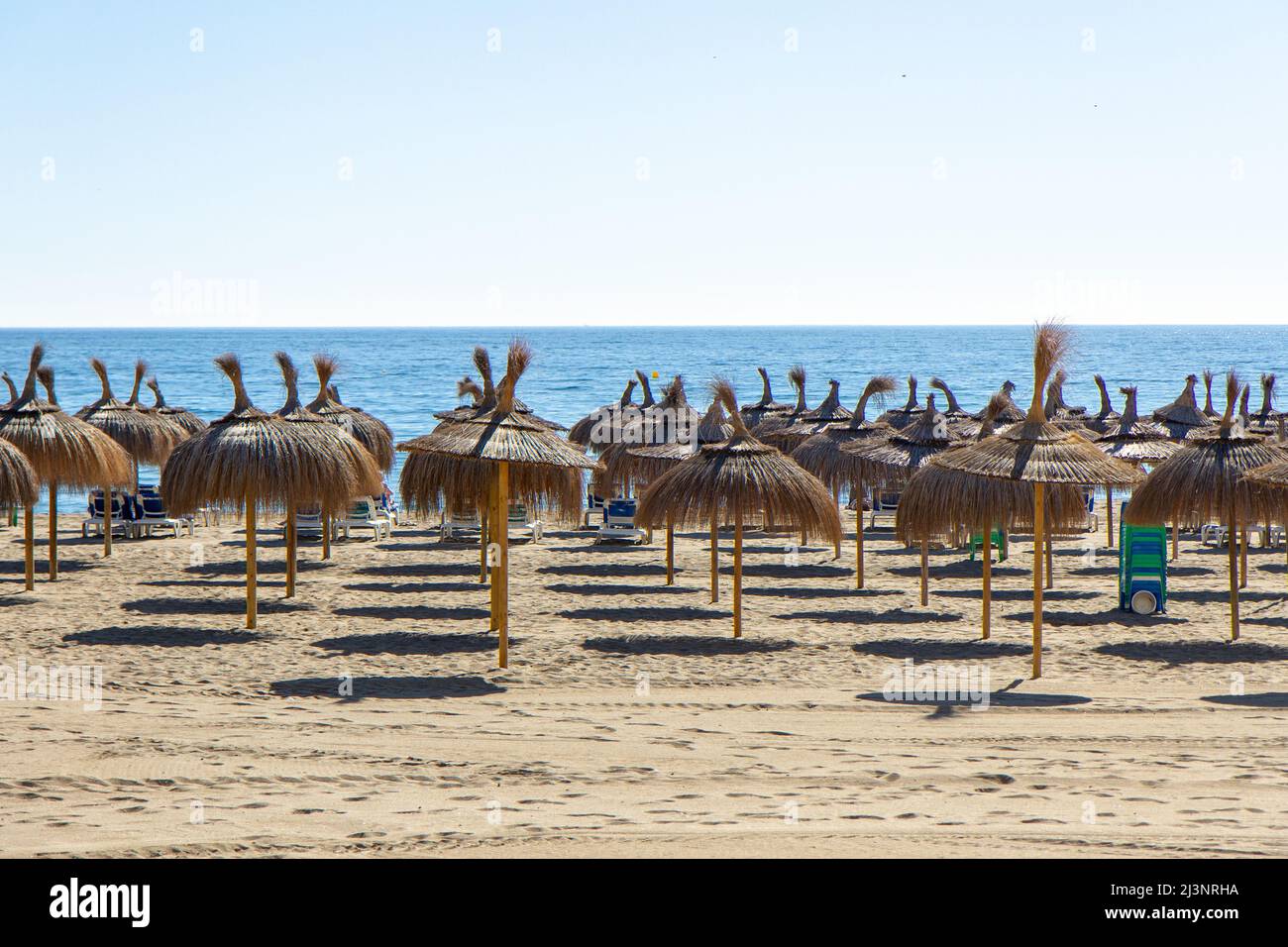 Beautiful old center of Marbella city in a sunny day of December ...