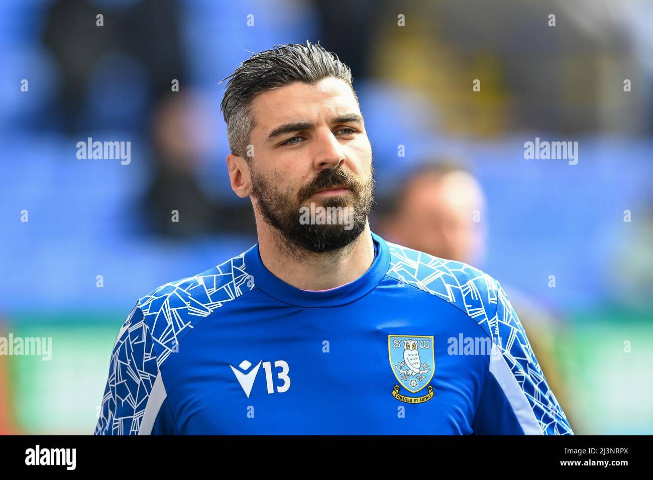 Callum Paterson #13 of Sheffield Wednesday during the pre-game warmup ...
