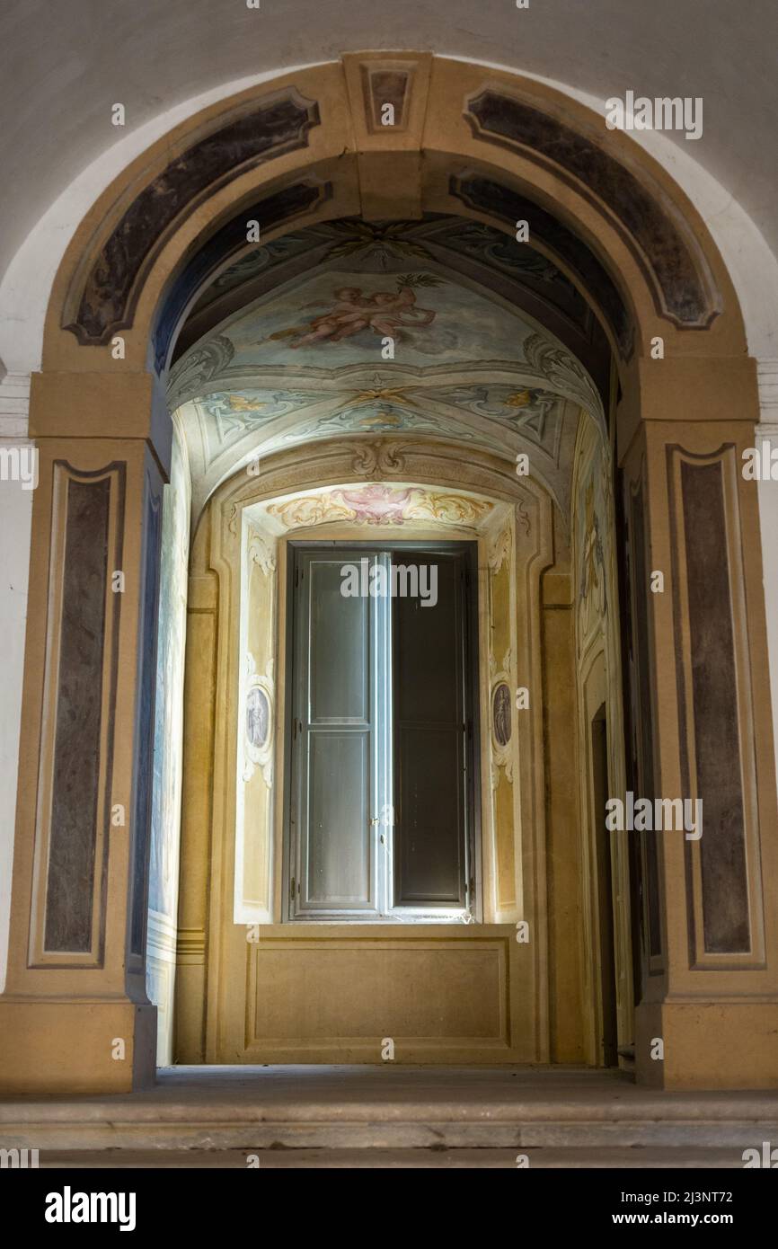 Long corridor high ceiling in hi-res stock photography and images - Alamy