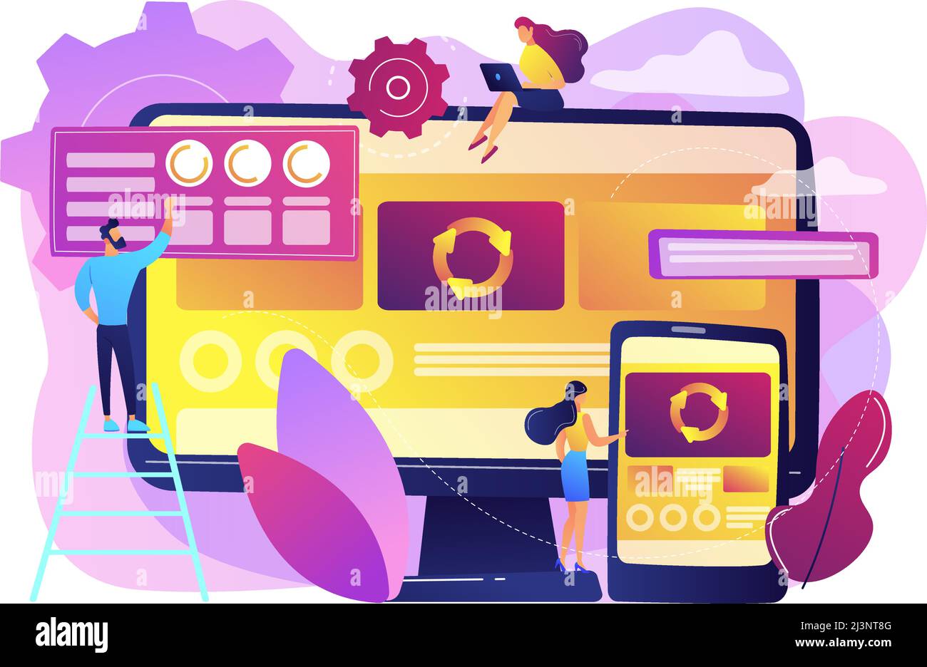 Single page application hi-res stock photography and images - Alamy