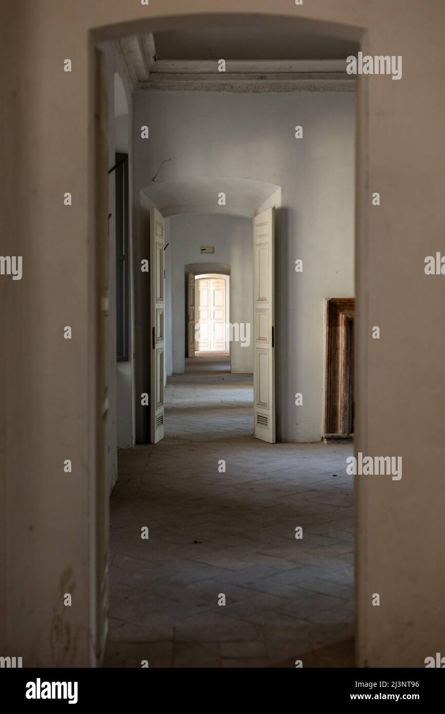 Long corridor high ceiling in hi-res stock photography and images - Alamy