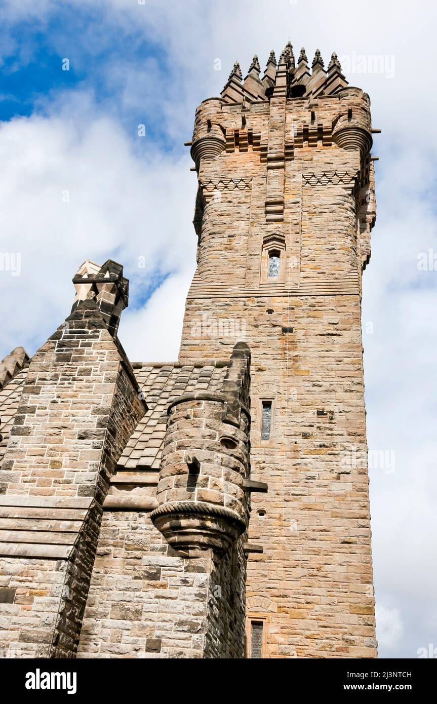 The Wallace Monument, Bridge of Allan, Stirling, Scotland Stock Photo ...