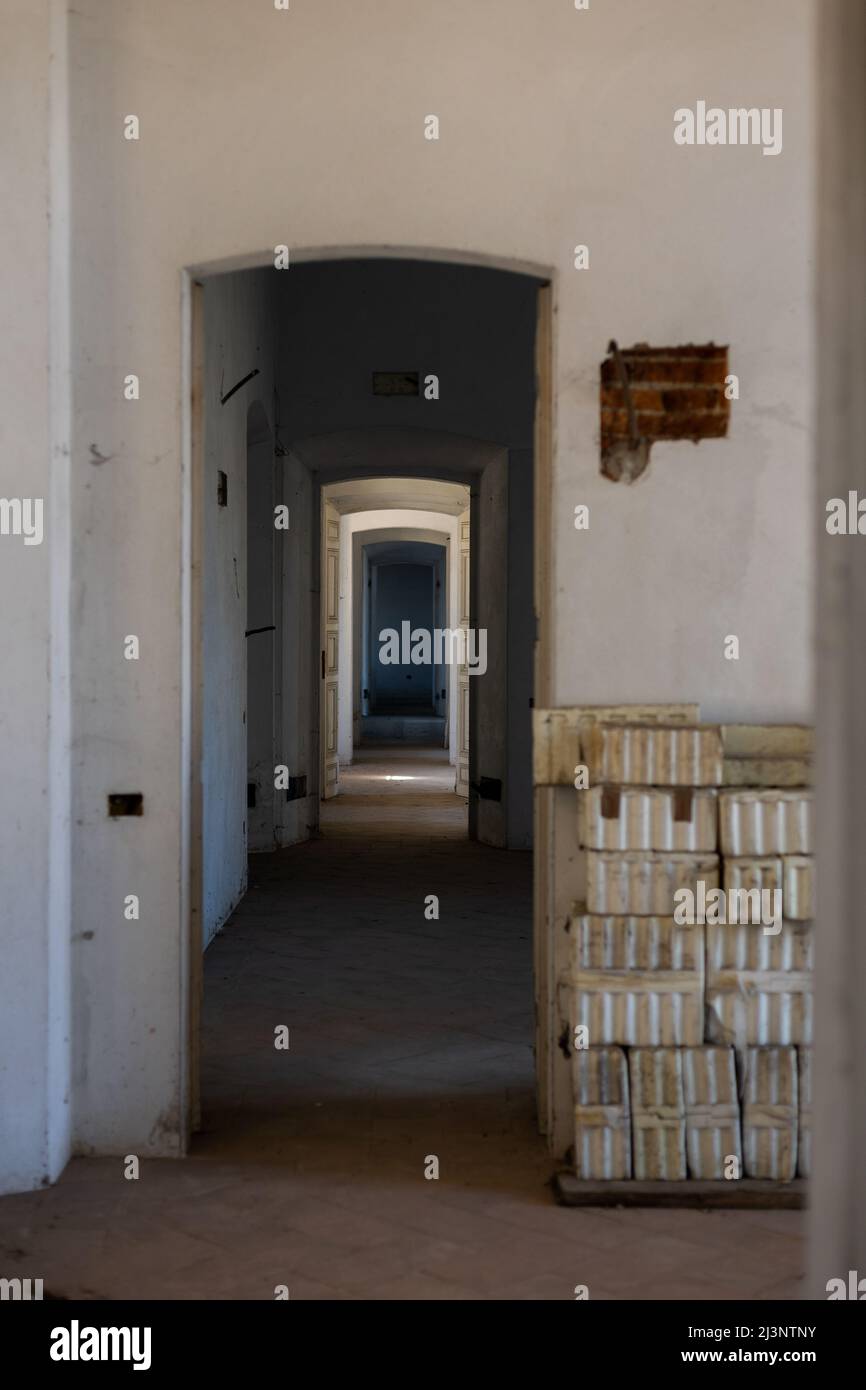 Long corridor high ceiling in hi-res stock photography and images - Alamy